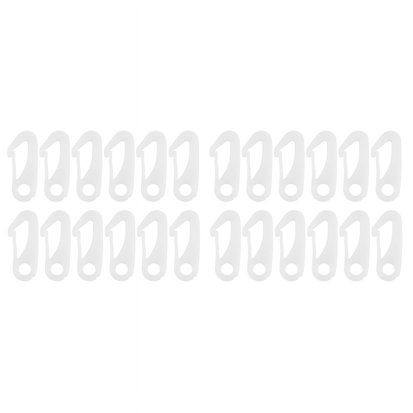 24Pcs Flag Pole Clip Snap Hooks Flag Clips Flag Pole Accessory - Attach ...