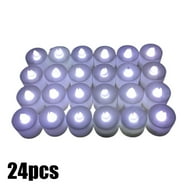 12Pack Flickering Flameless LED Candles with Timer, Battery Powered ...