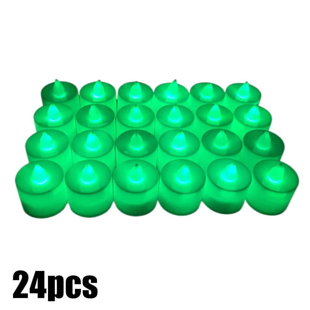 24Pcs Flameless LED Candles Lights Battery Powered Decoration Tealight ...