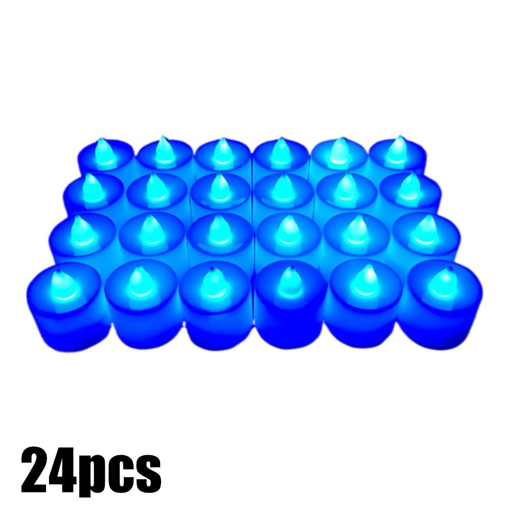 24Pcs Flameless LED Candles Lights Battery Powered Decoration Tealight ...
