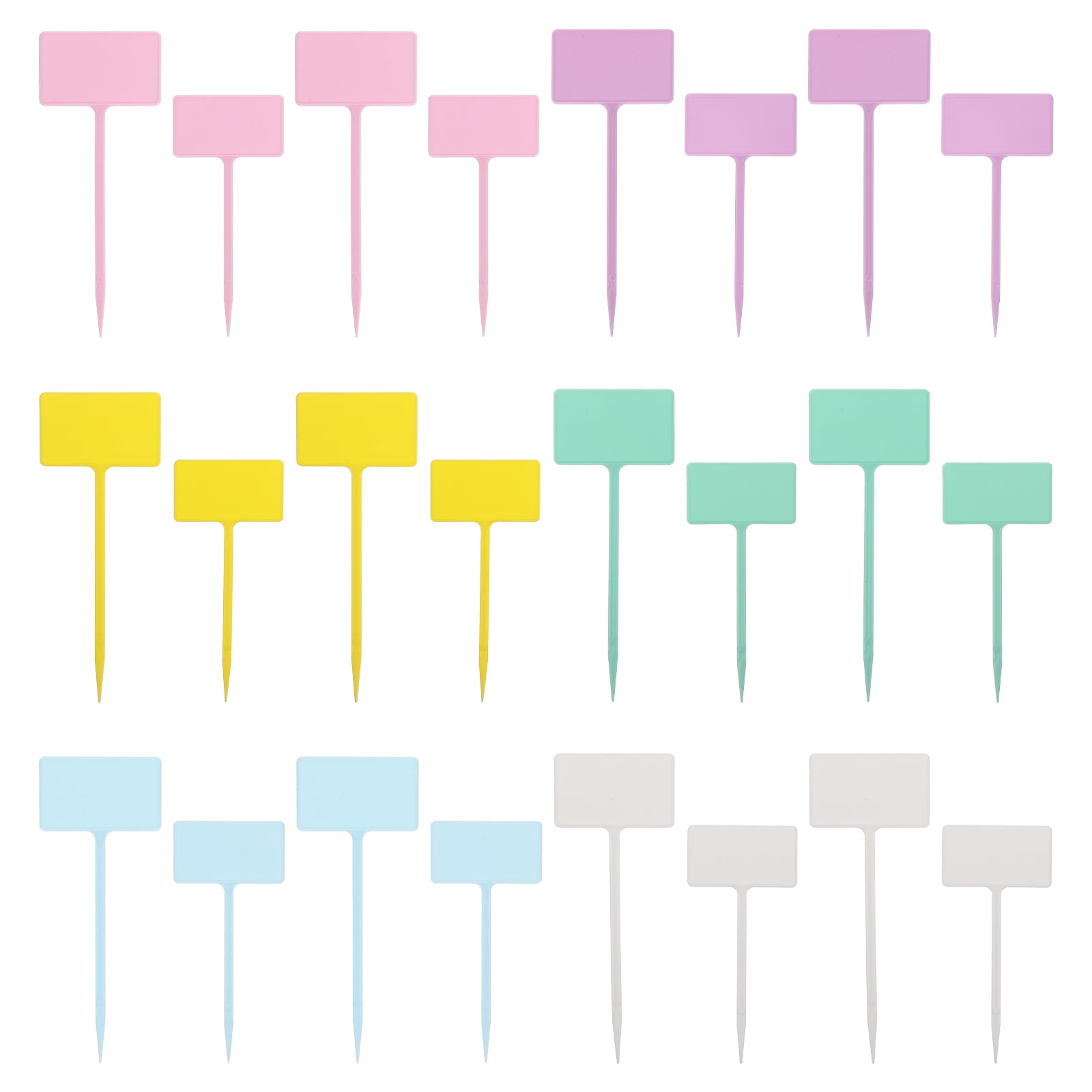 24Pcs Gardening Plants Labels Succulent Inserted Cards Plastic Flower ...
