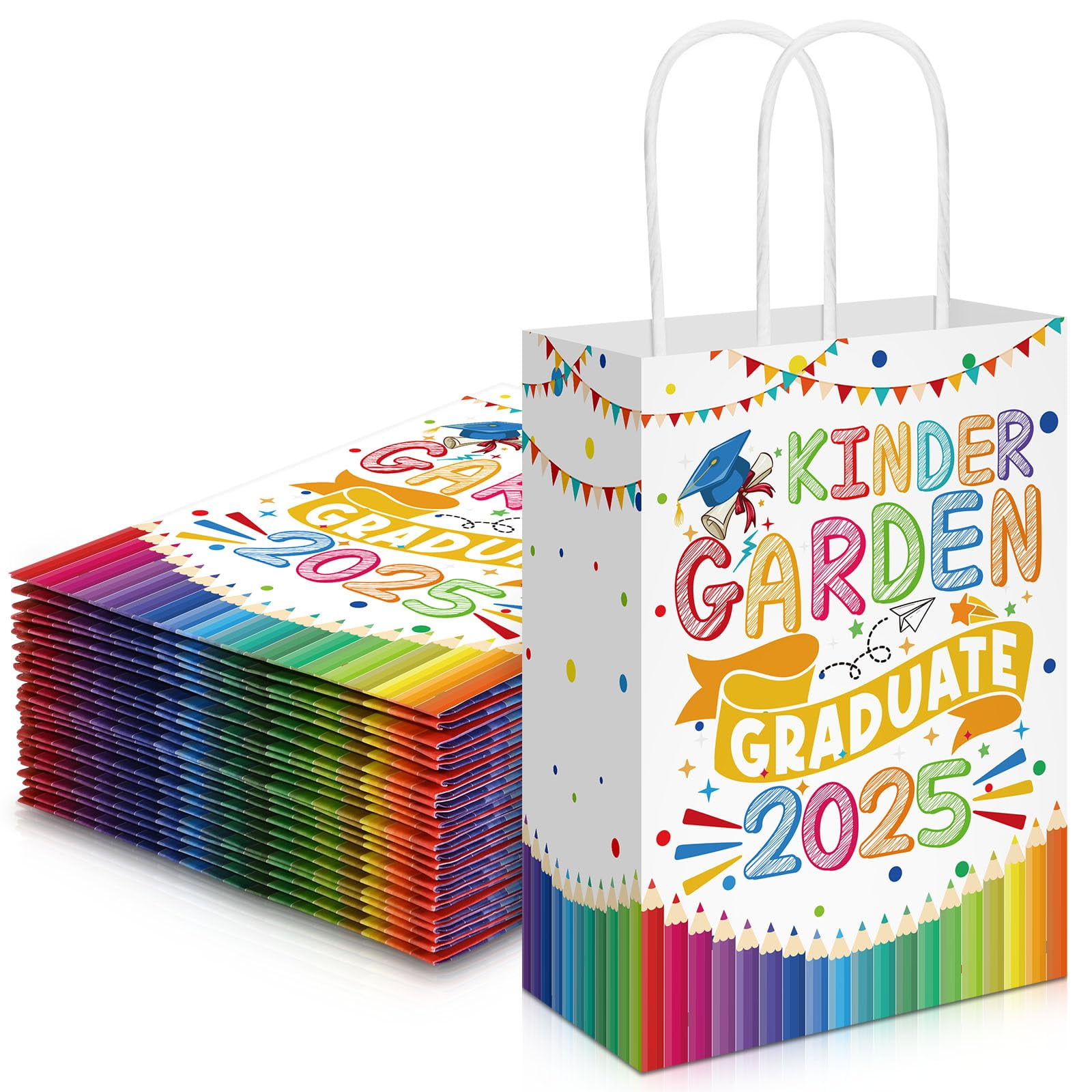 24Pcs Kindergarten Graduation Gift DHF10 Bags 2025 Preschool Grad ...
