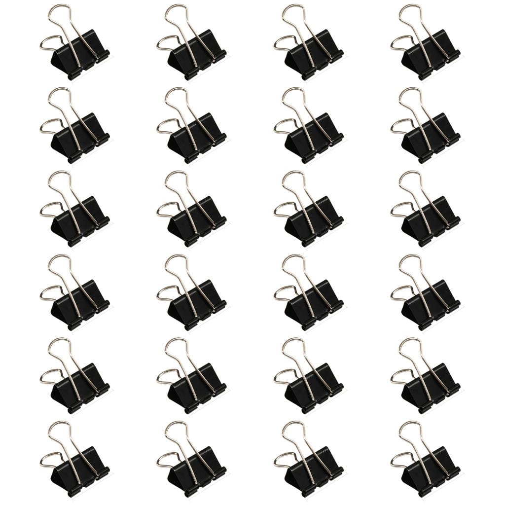 24Pcs Metal Long Tail Clip Foldback Clip Paper Clamp Stainless Steel ...