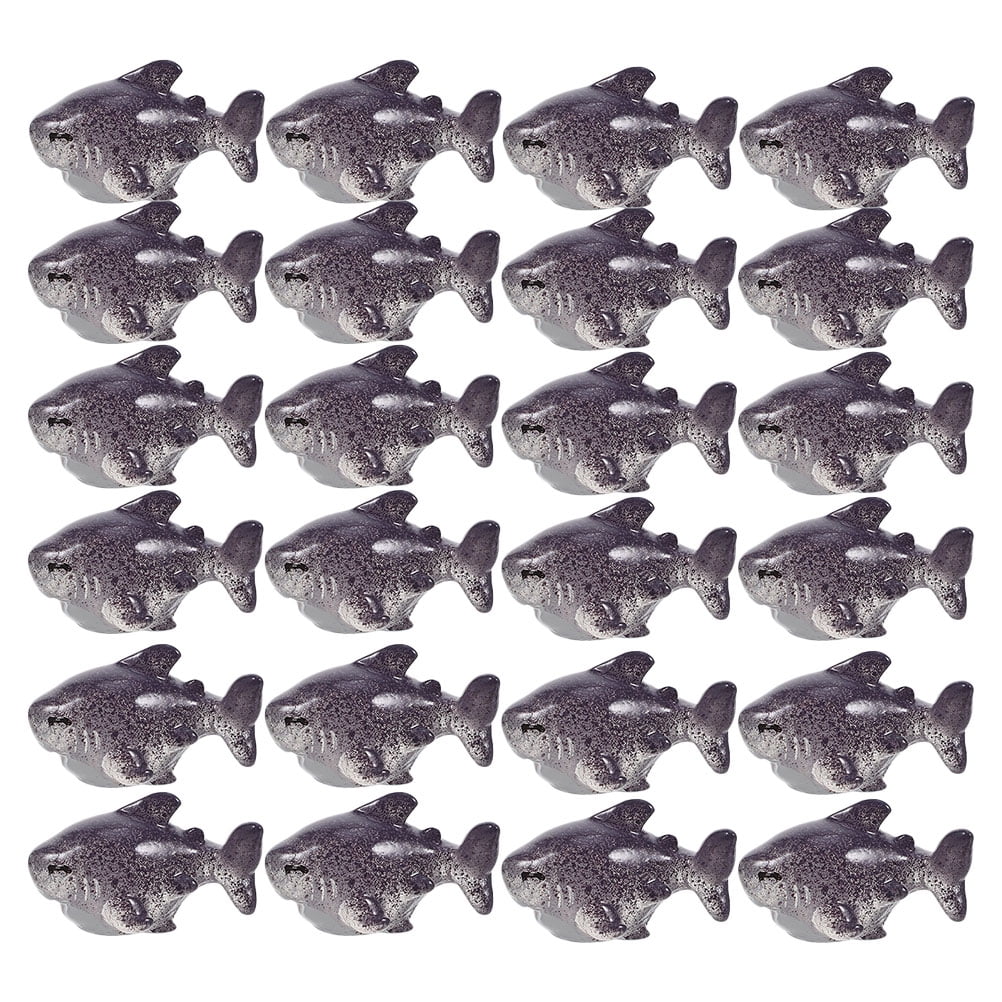 24Pcs Mini Shark Models Miniature Sea Creature Ocean Animal Figures for ...