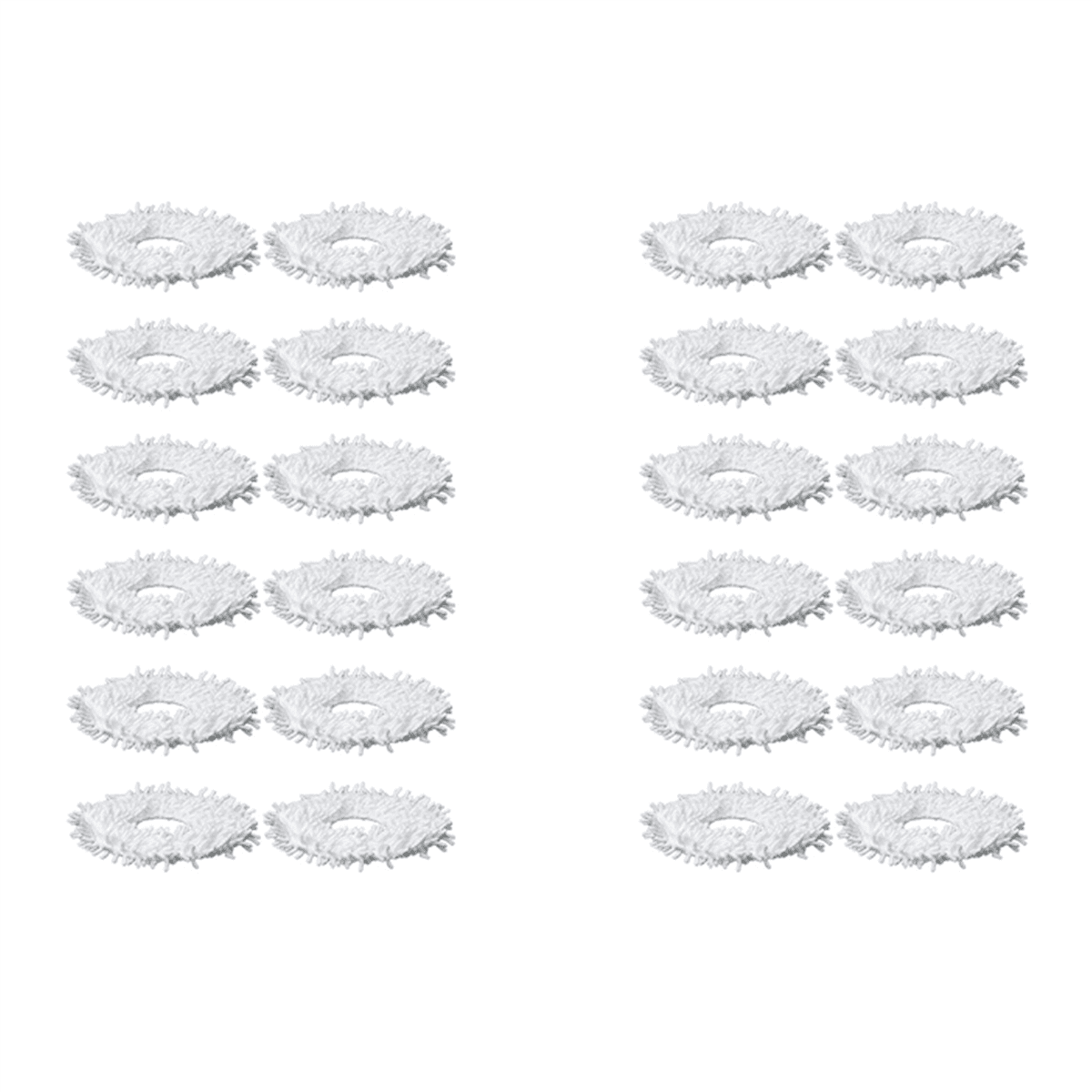 24Pcs Mopping Cloths for Mop Station Self-Cleaning Robot Replacement ...