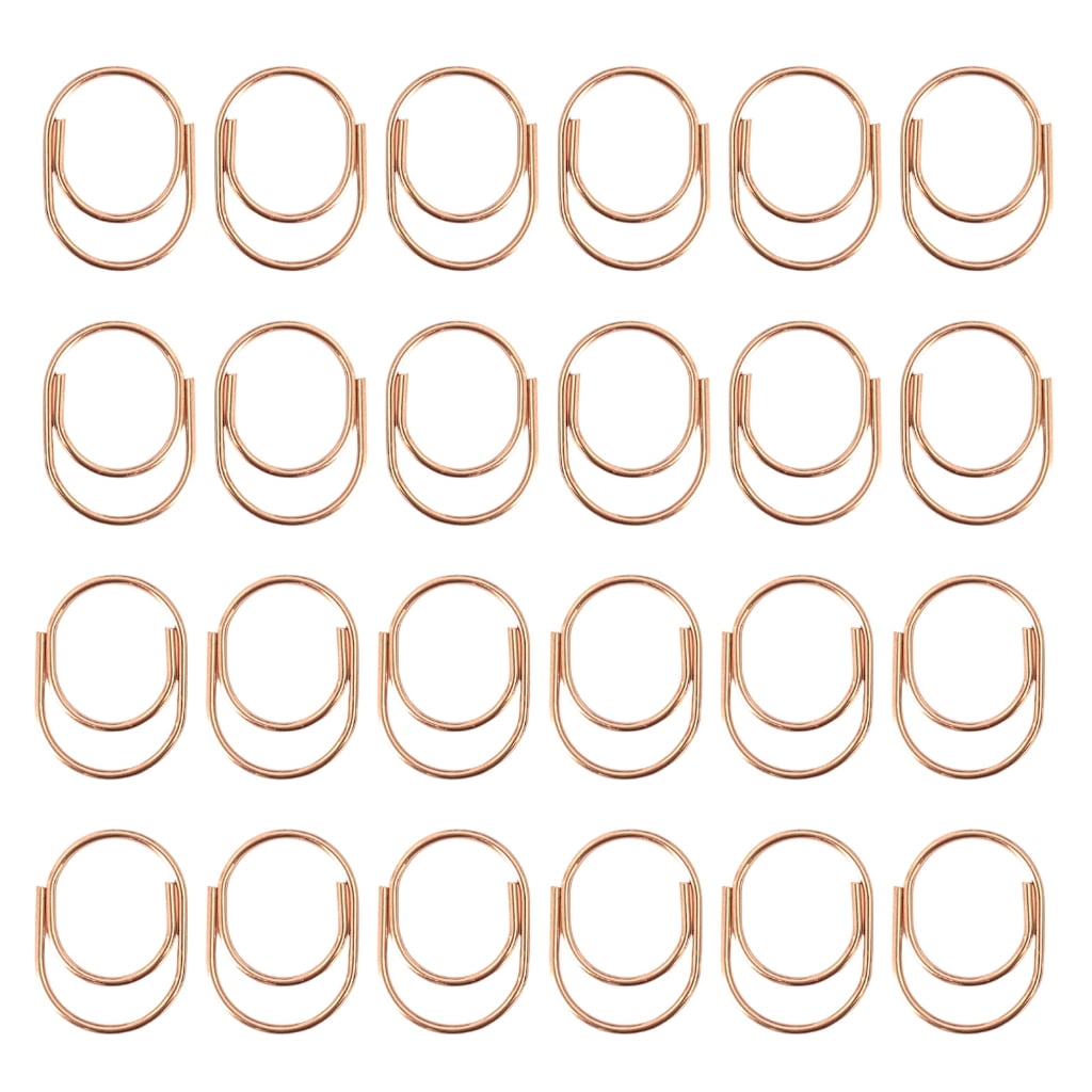 24Pcs Multifunction Paper Clips Assorted Color Metal Paperclips File ...