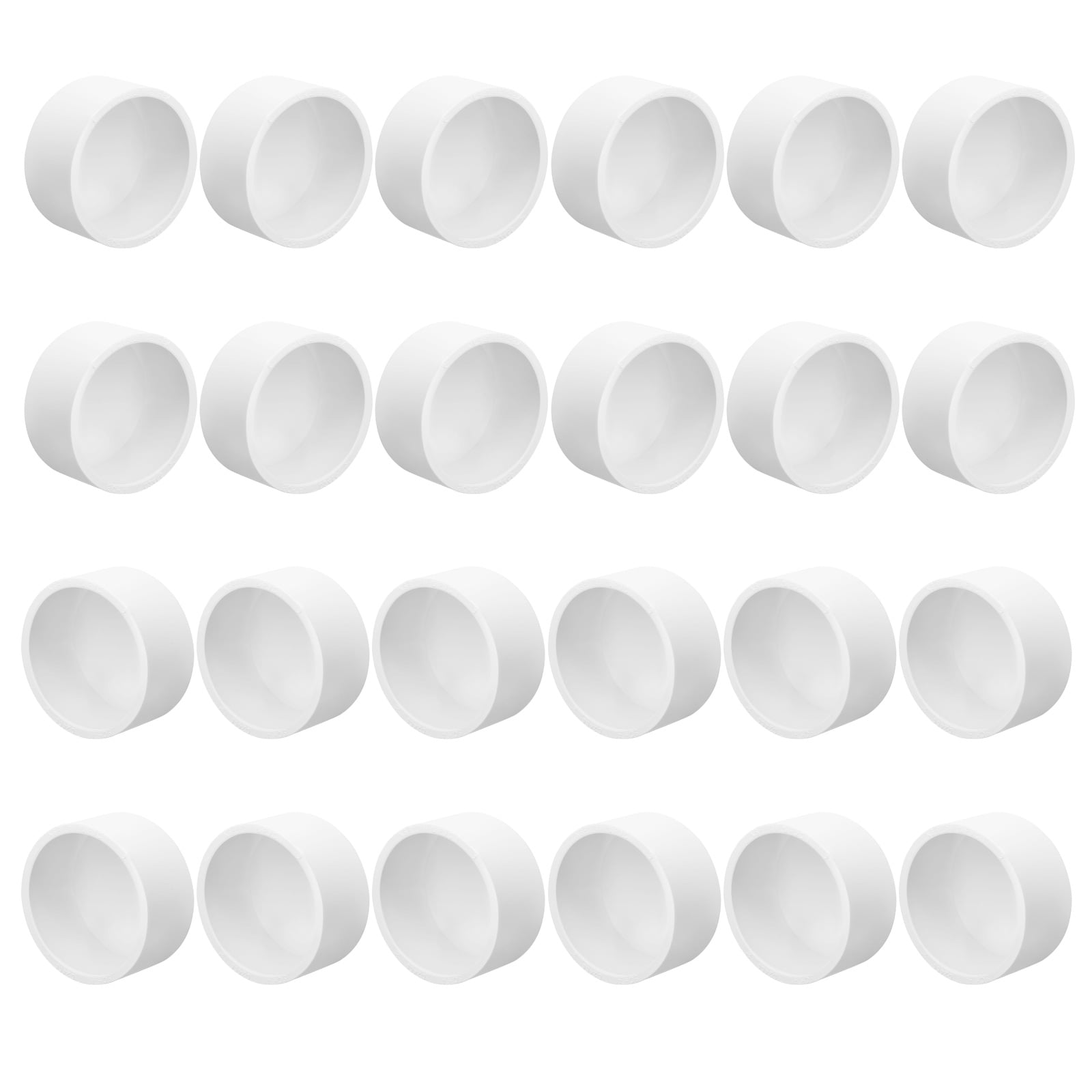 24Pcs Multipurpose SCH40 PVC End Caps for 3/4 Inch 1 Inch 1 1/4 Inch 2 ...