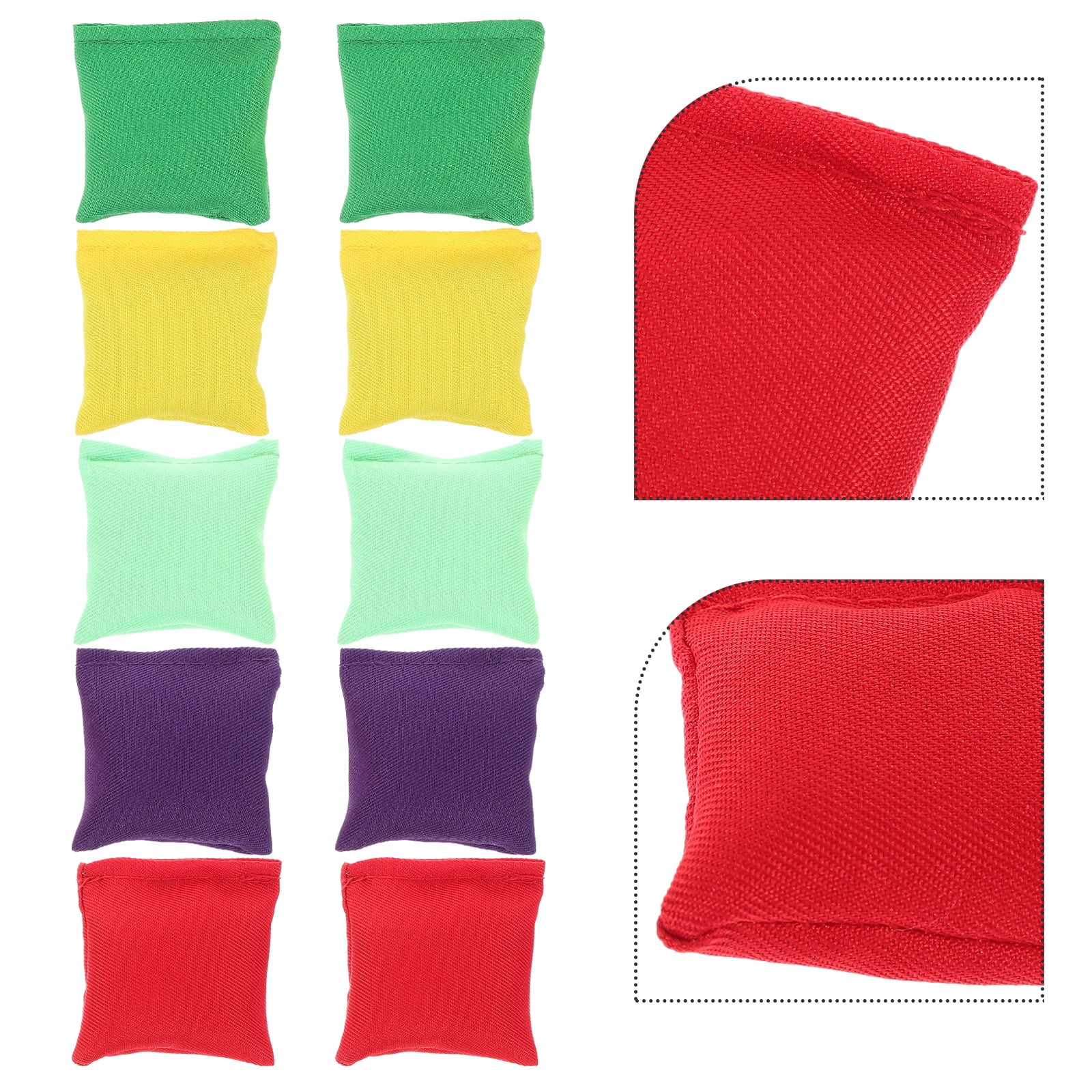 24Pcs Nylon Bean Bags Small Bean Bags Bulk Colorful Bean Bag Hand Toss ...