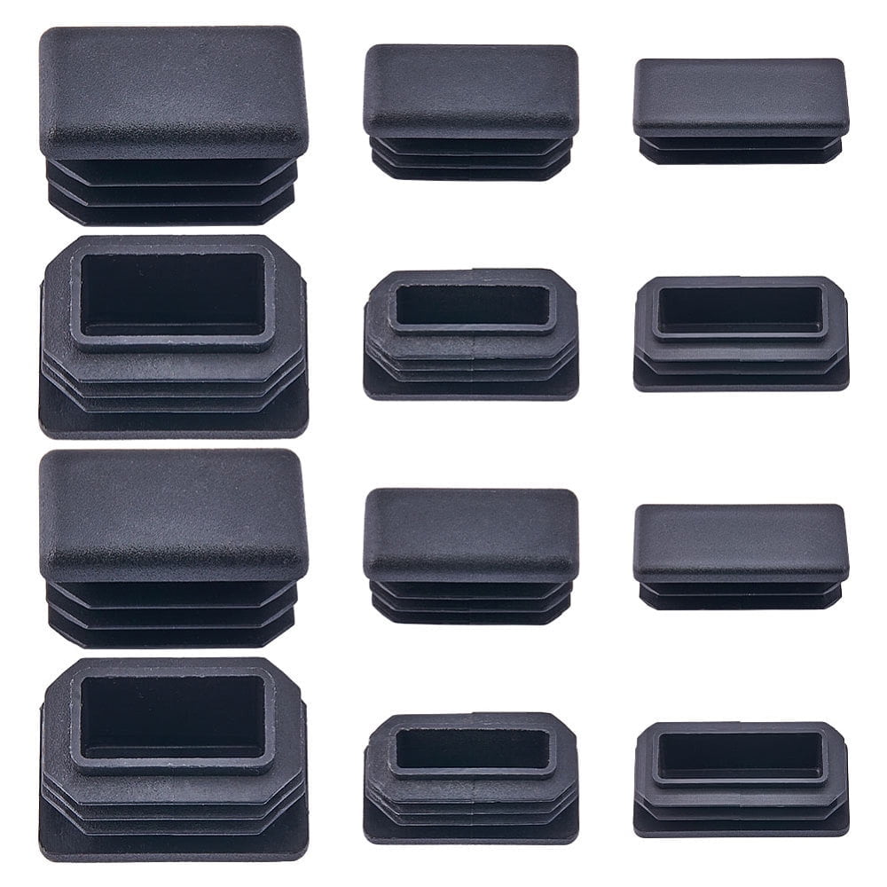 24Pcs Plastic Furniture End Caps Chair Leg Inserts Plug Chair Leg Glide ...