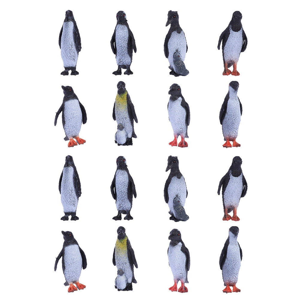 24pcs Realistic Penguin Models Penguin Figurines Toys Resin Animal ...