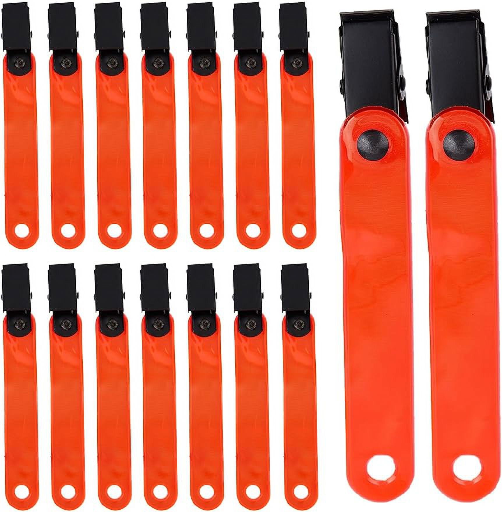 24Pcs Reflective Tack Trail Markers Hunting Road Signs with Iron Clips ...