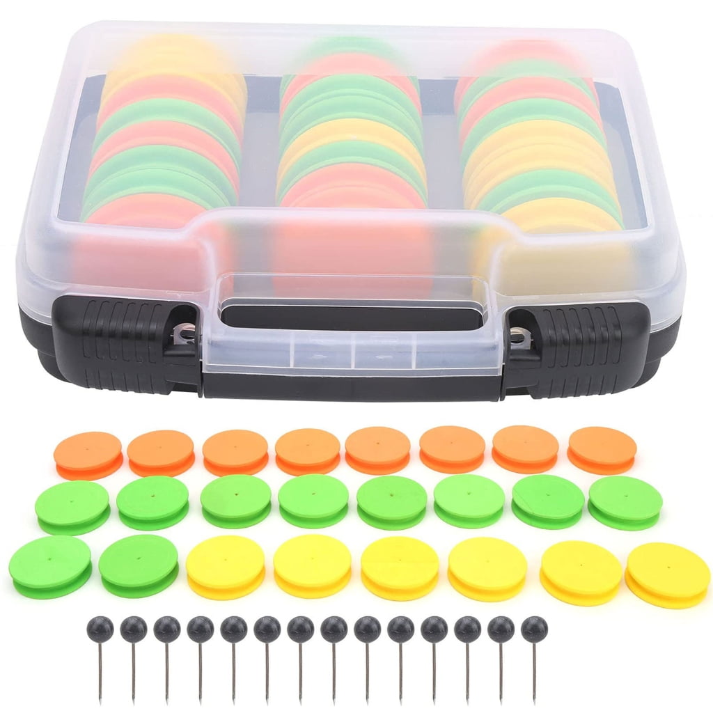 24Pcs Round Fishing Line Foam Spools Fishing Line Storage Holder with ...