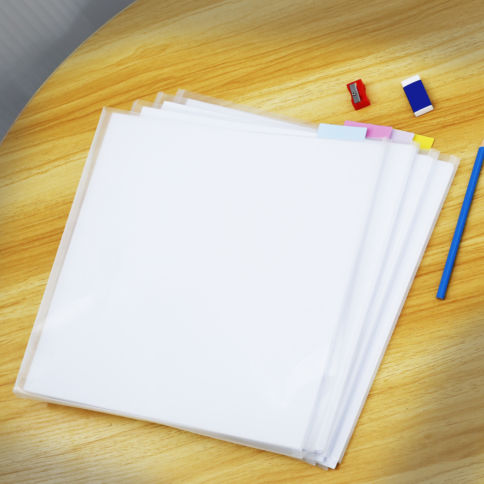 24Pcs Scrapbook Paper Organizer with 56 Label Stickers Lightweight ...