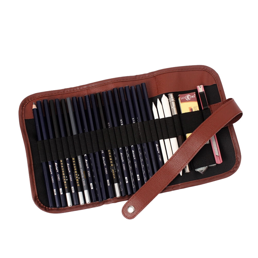 24Pcs Set Sketch Pencils case Charcoal Extender Pencil shade Cutter ...