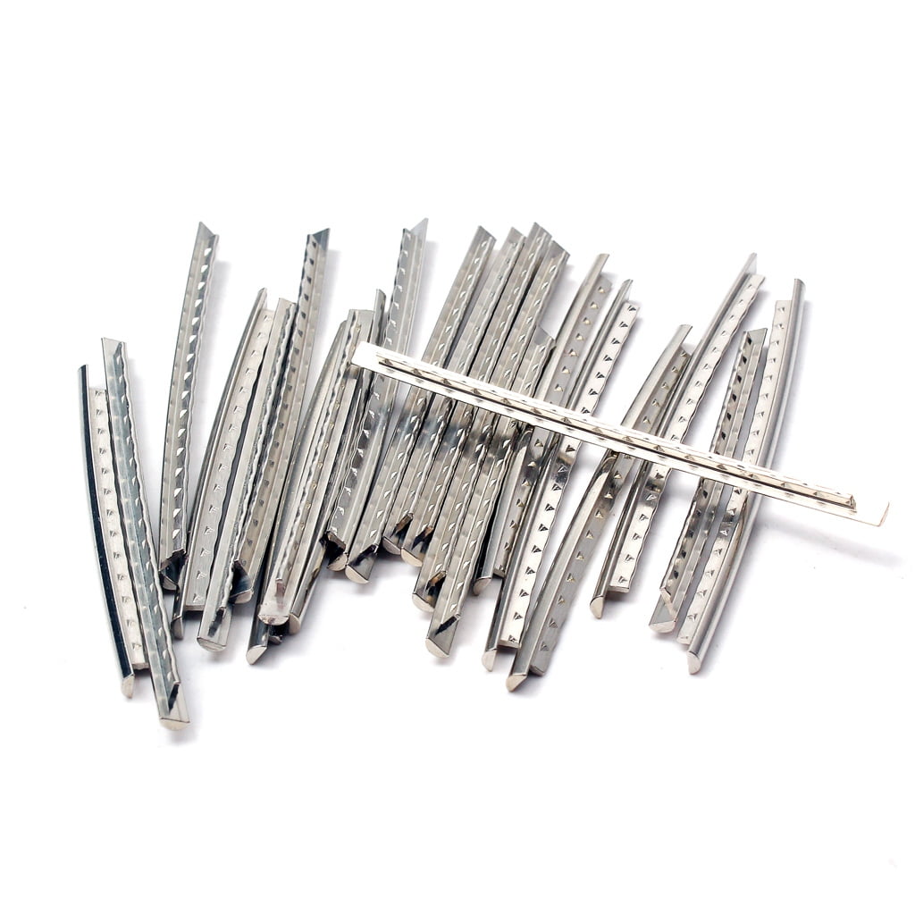 24Pcs/ Set Stainless Steel Guitar Fret Wire 24 Fingerboard Frets 2.7mm ...