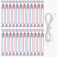 24Pcs Silicone Cable Ties，Reusable Cable Management Organizer for ...