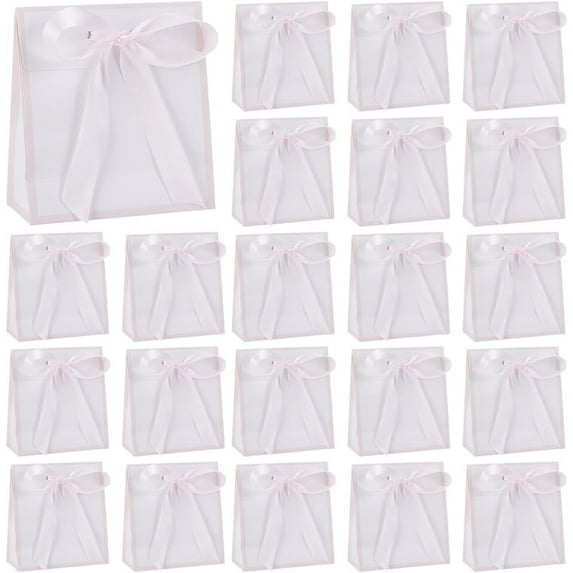 24Pcs Small Gift Packing Bags with Ribbon 5.11 x 2.36 x 5.5 Inch Gift ...