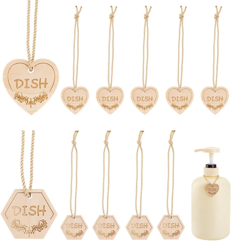 24Pcs Soap Dispenser Labels Hand & Dish Soap Bottle Labels Dispenser ...