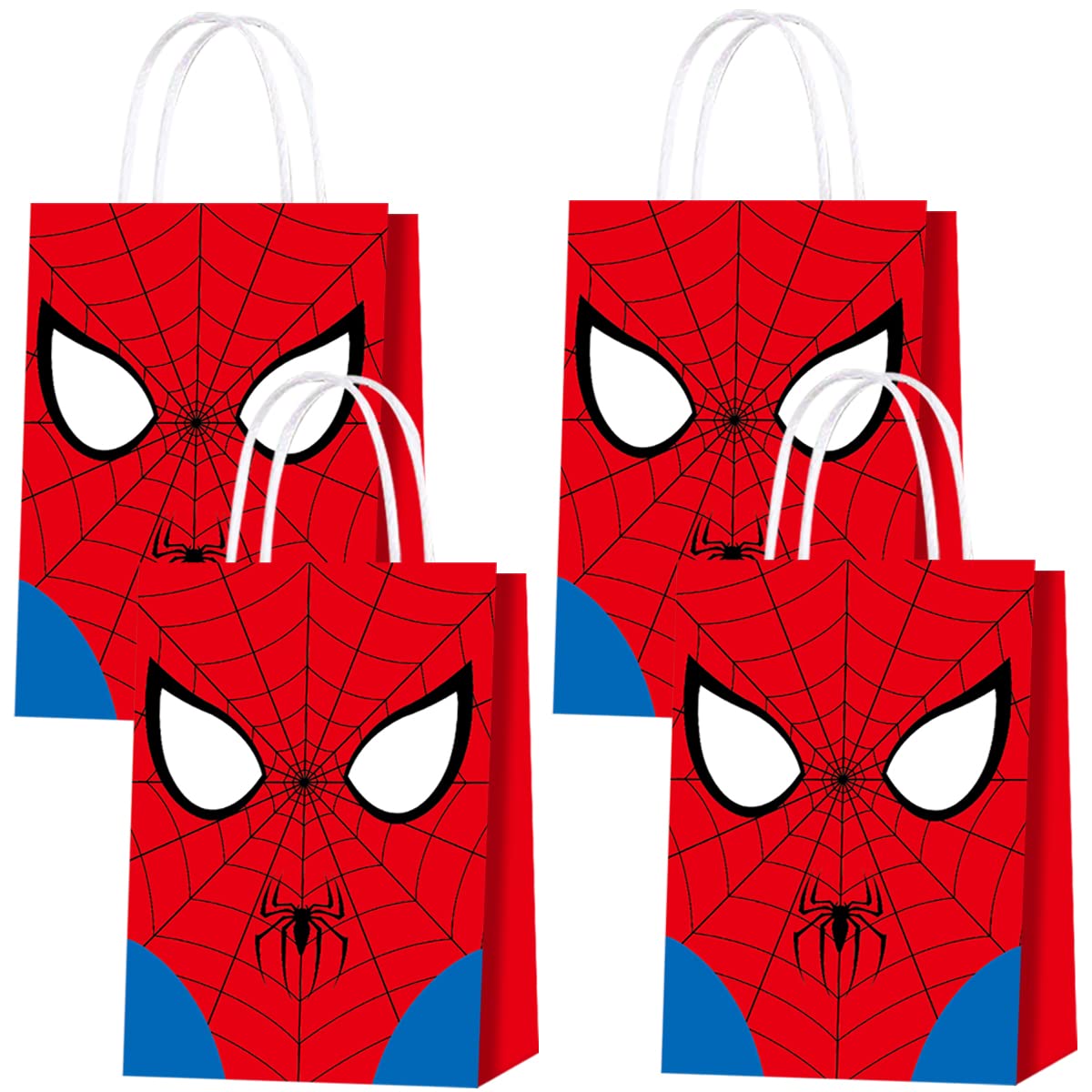 24Pcs Spider CM31 Birthday Party Favors spider candy bags with Handles ...