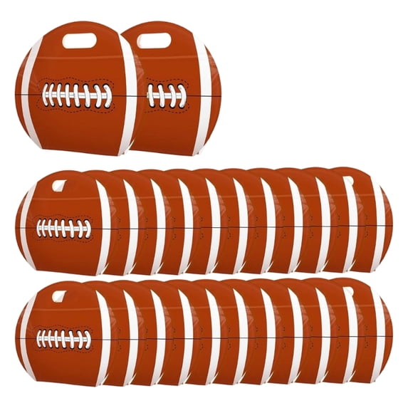 24Pcs Sports Pattern Treat Bag Clear Plastic Candy Storage Bag Zippered ...
