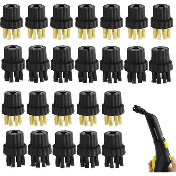 24Pcs Steam Cleaner Attachments M8 Steam Cleaner Brush Head Steam Mop ...