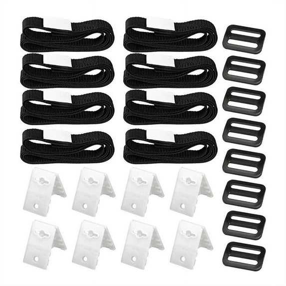 24Pcs Swimming Pool Cover Roller Attachment Straps Kit Universal Solar ...