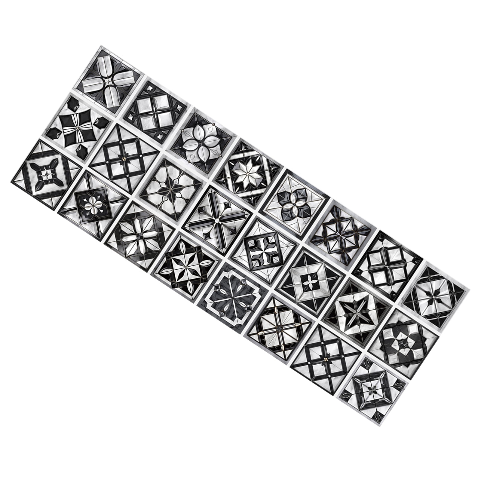 24Pcs Traditional Tile Stickers Stick Backsplash Tiles European Style ...