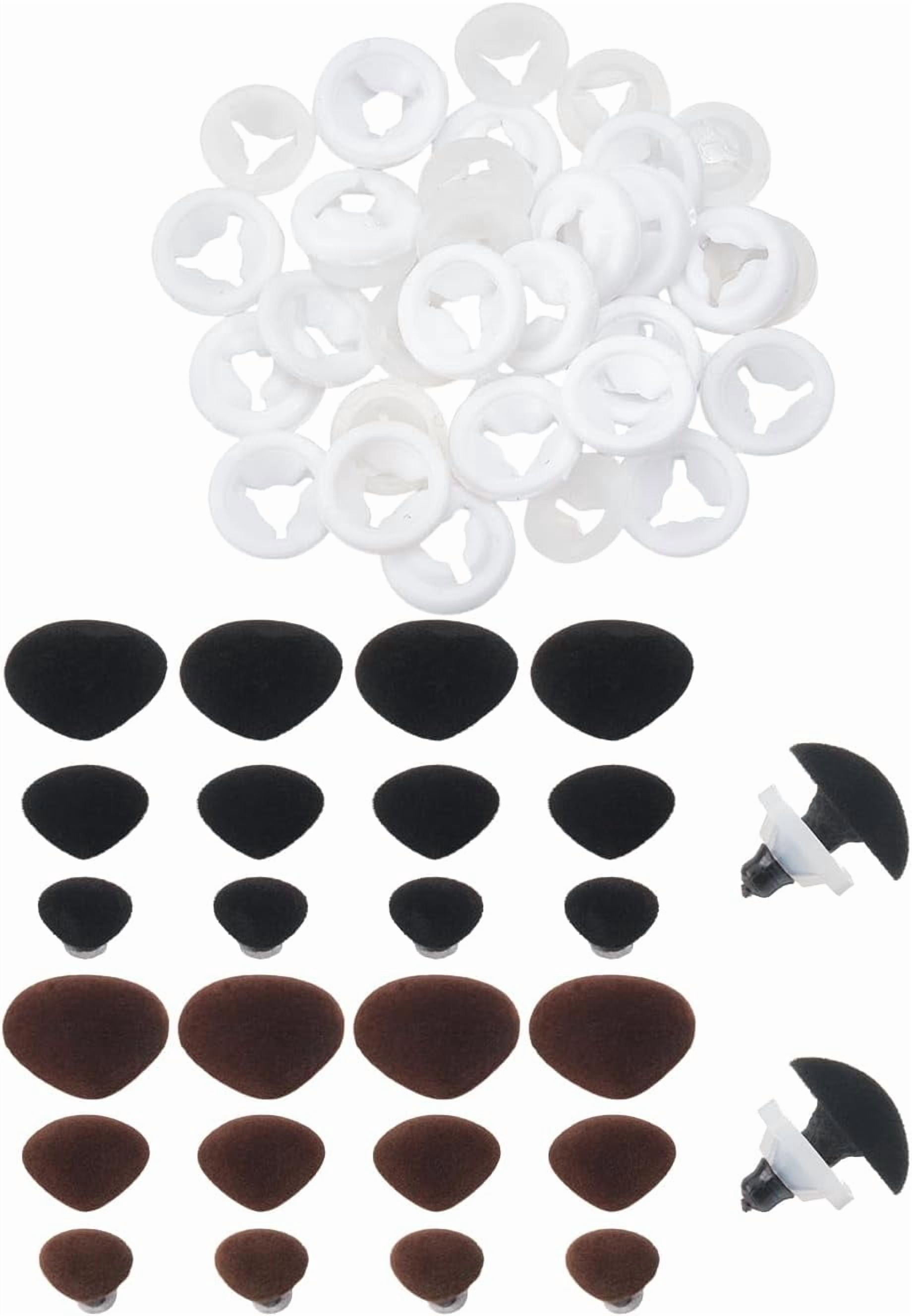 24Pcs Upgraded Safety Noses 12~21mm Large Safety Noses Crochet Noses ...