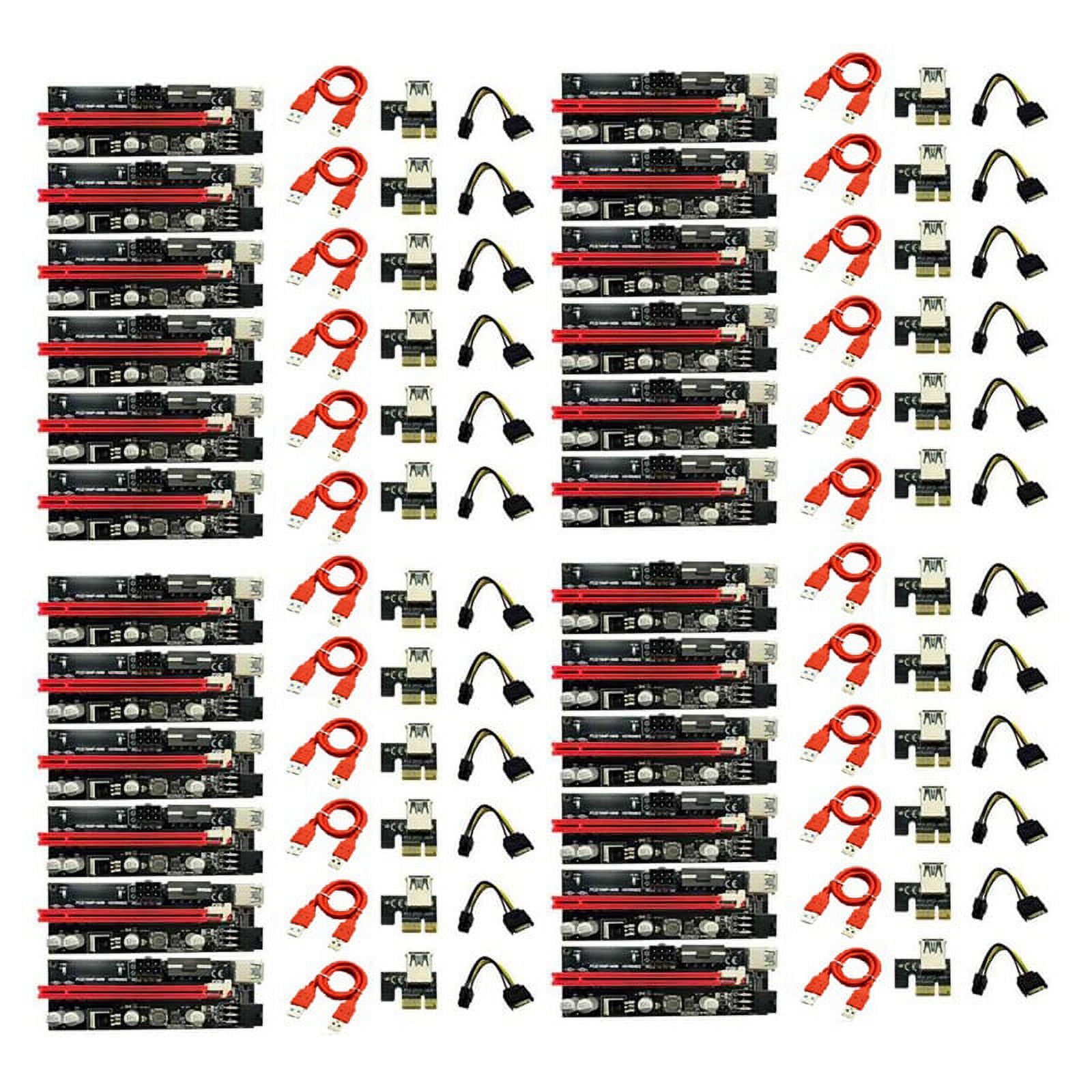 24Pcs VER009 USB 3.0 PCI-E Riser VER 009S Express 1X to 16X Extender ...