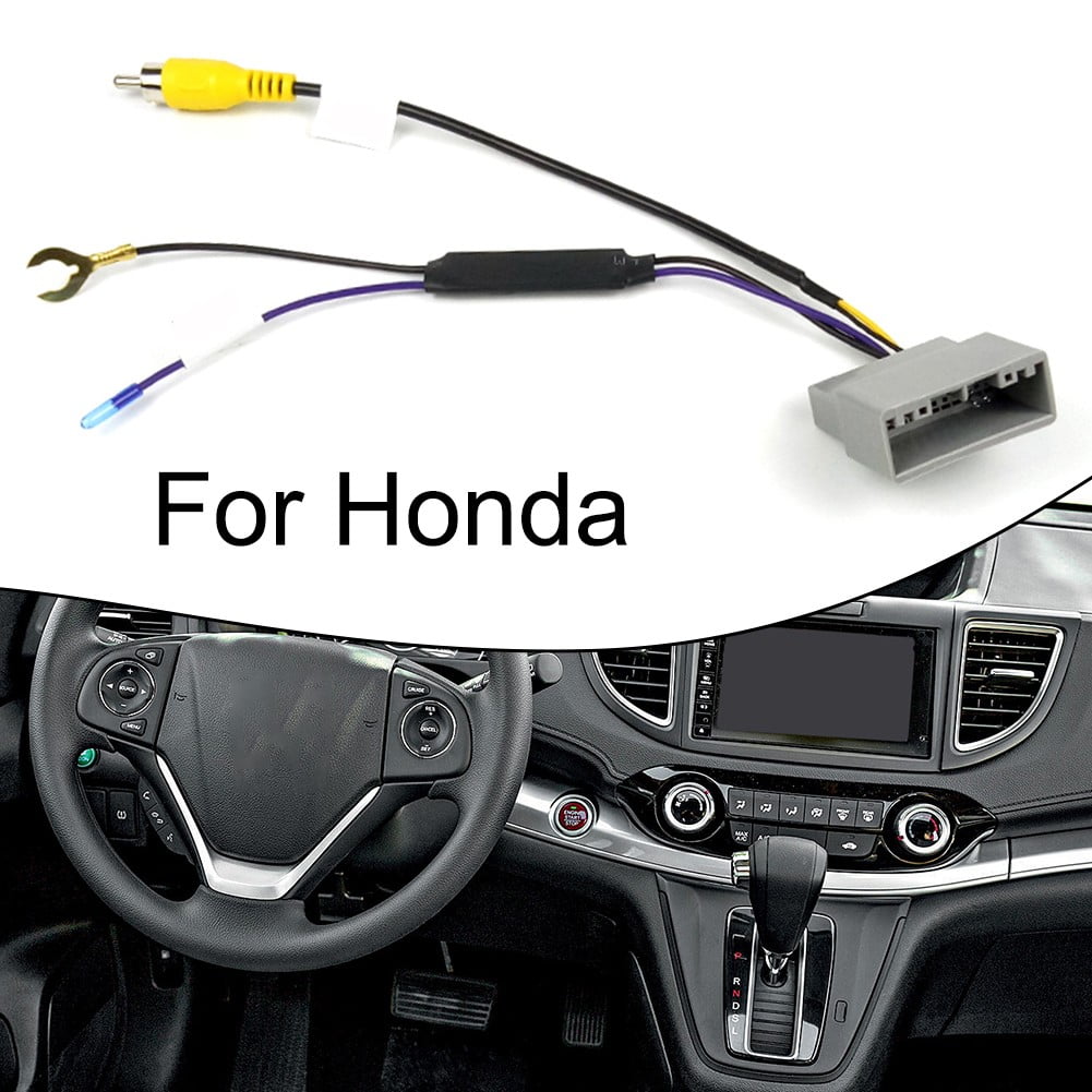 24Pin Car Reverse Camera Retention Adaptor Cable Harness For Honda ...