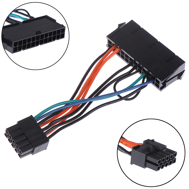 24Pin Female to 10Pin Male Adapter Power Supply Cable Cord for 10PIN ...