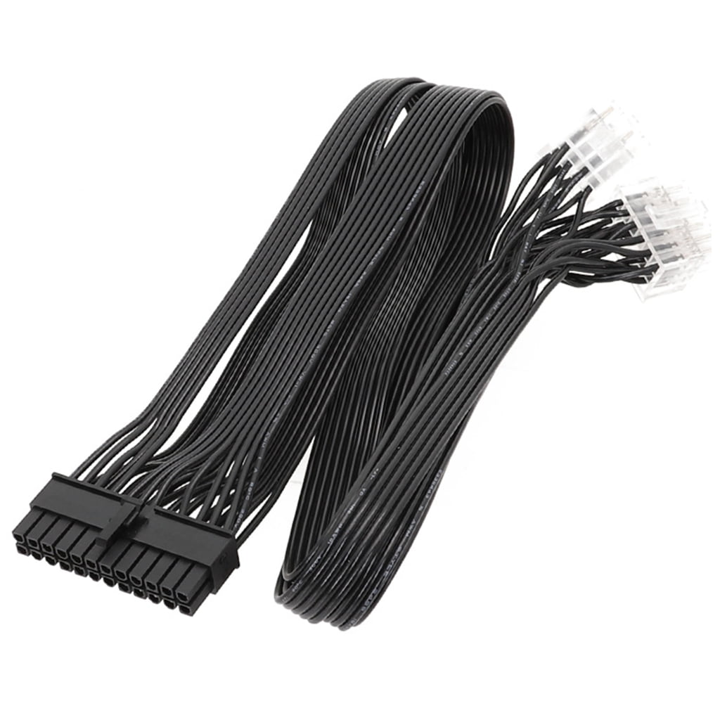 24Pin Modular Cable Mainboard 24Pins Power Supply Cable 24Pin Splitter ...