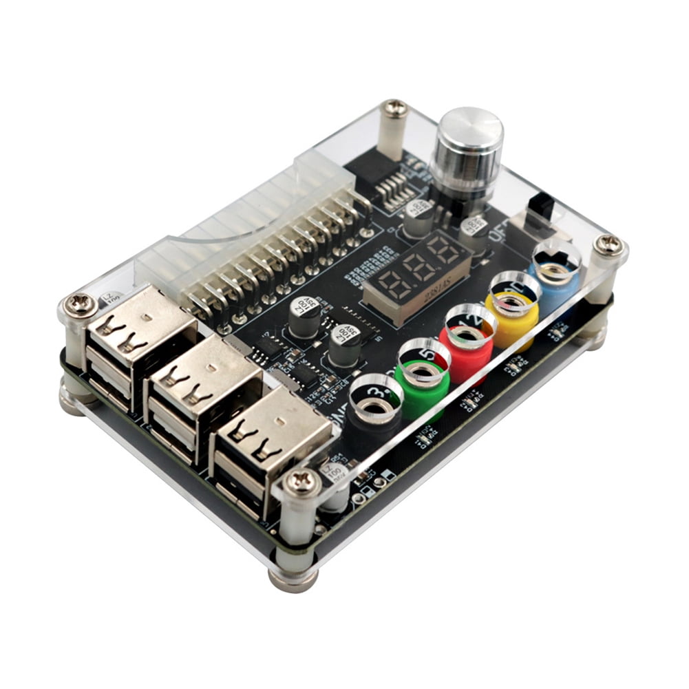 24Pin Power Supply Adapter Connector Module 6 Ports Power Transfer ...