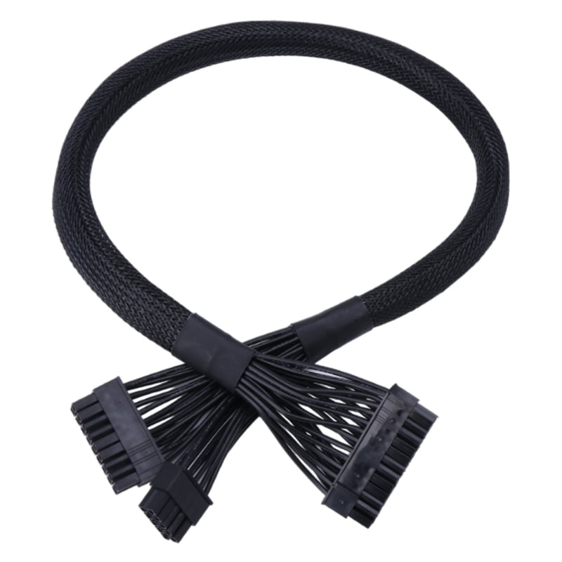 24Pin Power Supply Cable 24Pin to 10Pin 18Pin Sleeved Cord for EVGA G1 ...