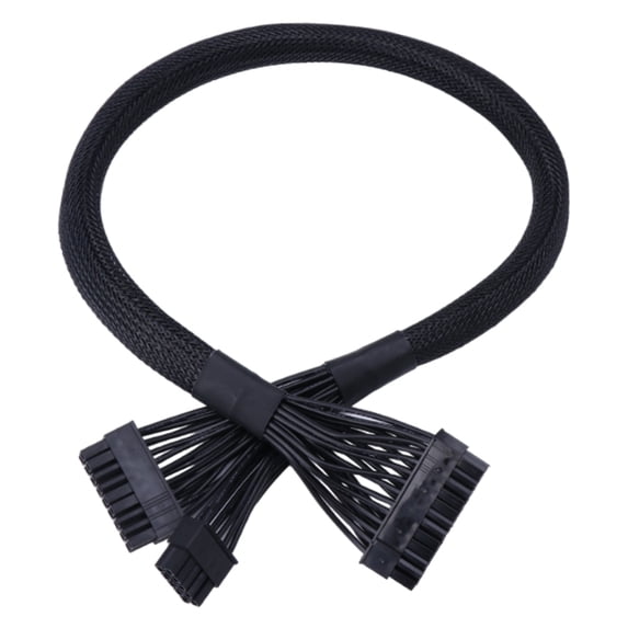 24Pin Power Supply Cable 24Pin to 10Pin 18Pin Sleeved Cord for EVGA G1 ...