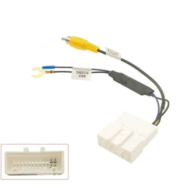 24Pin Reverse Rear Camera Converter Cable For Toyota Factory Camera ...