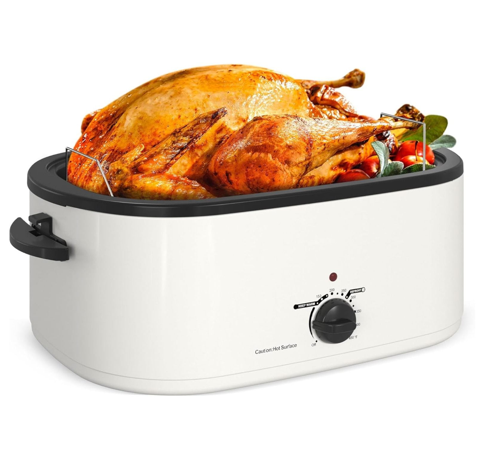 24QT Roaster Oven,3 in 1 Electric Roaster Oven with Thawing Heating ...