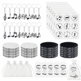 24Set Music Theme Party Favor, Musical Note Gift Pack with Silicone ...