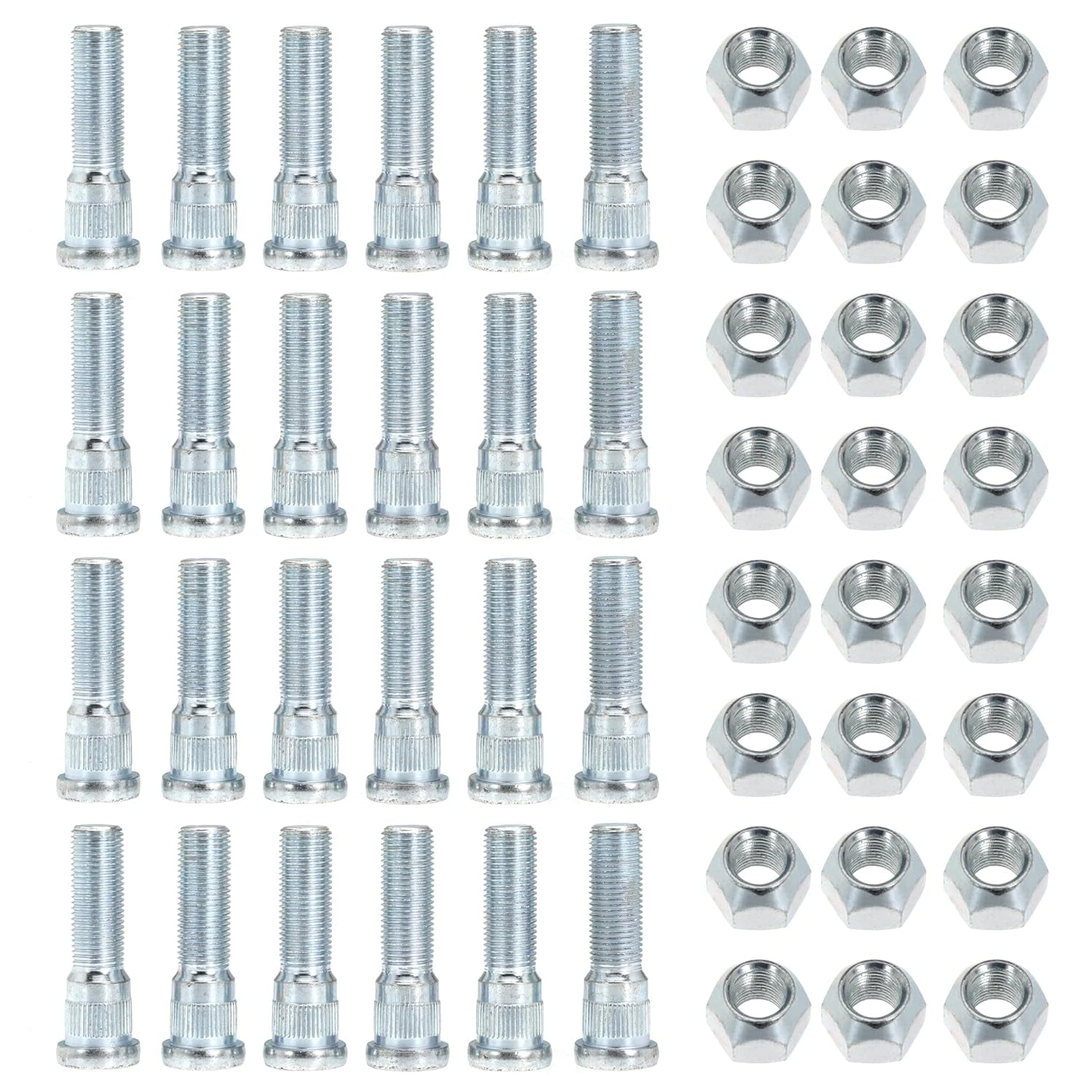24Sets 1/2-20 Inch Wheel Stud with Nuts for Trailer for Lippert Axles ...