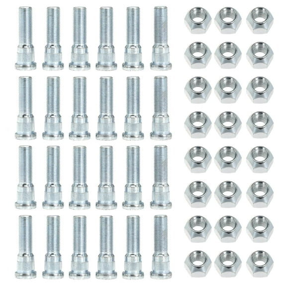 24Sets 1/2-20 Inch Wheel Stud with Nuts for Trailer for Lippert Axles ...