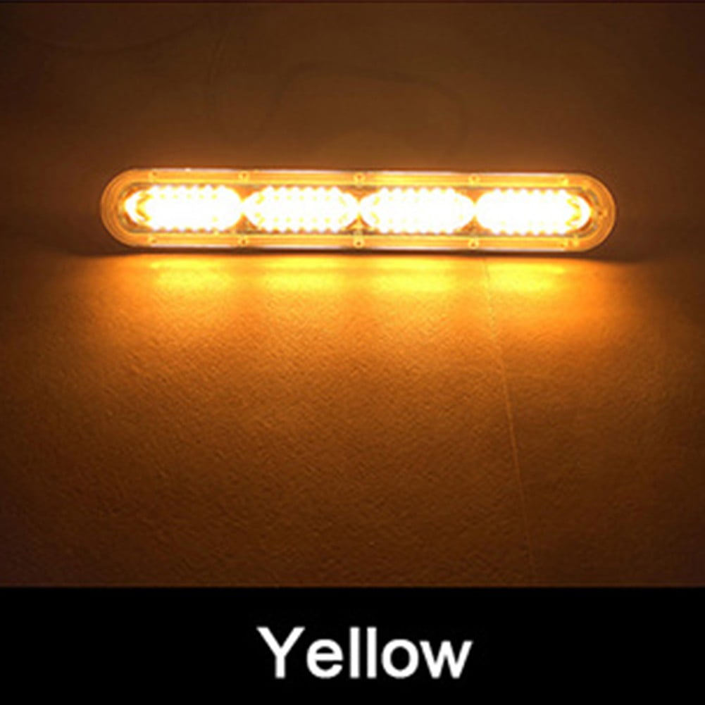 24Smd Led Strobe Light Car Light 12V 24V Yellow White Flashing Lamp ...