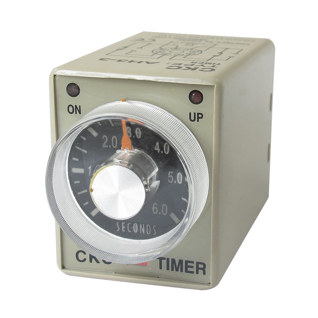 24V 0-6Seconds 6s Plastic Housing Delay Timer Time Relay 8 Pin AH3-3 ...