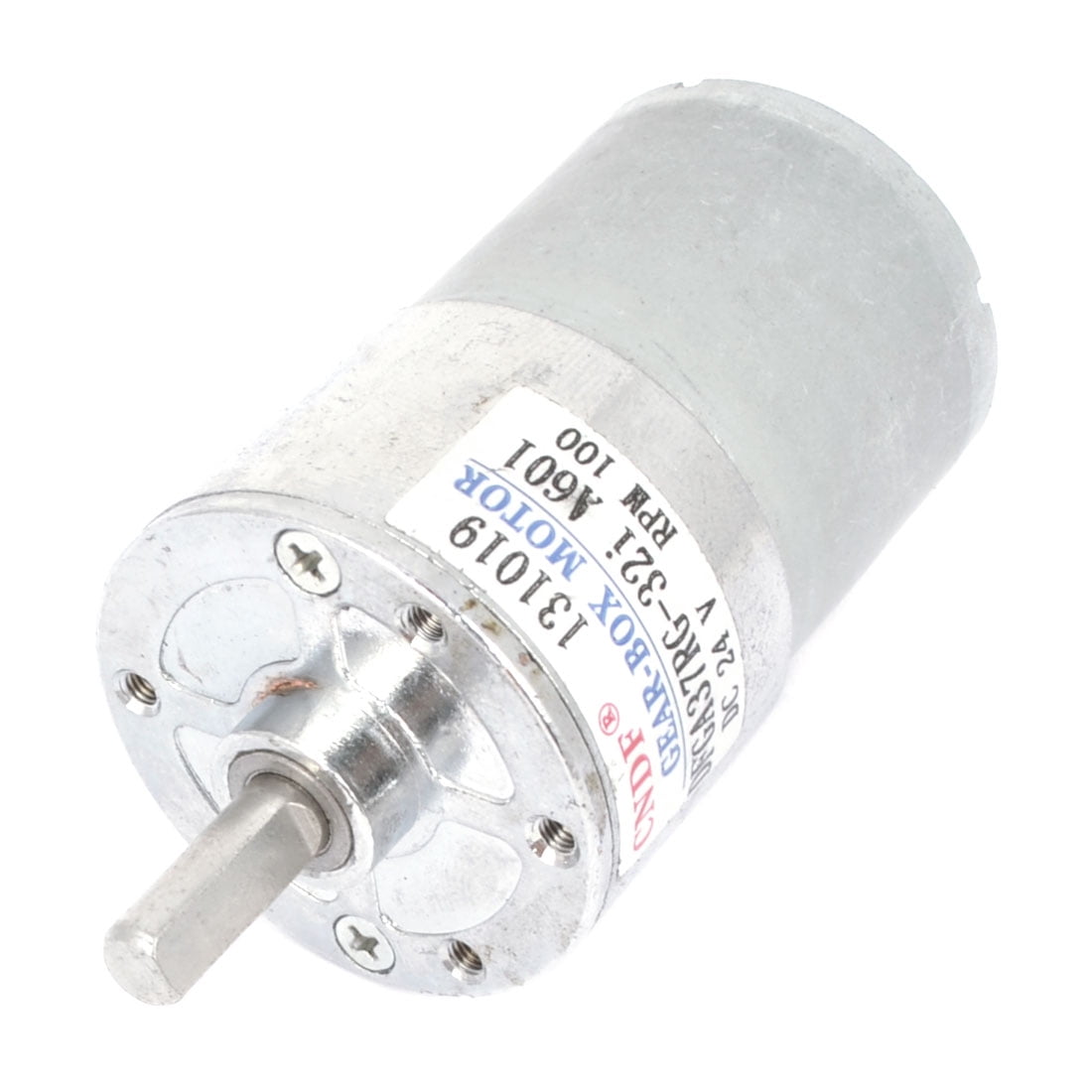 24V 100RPM High Speed Dual Axle DC Gear Box Gearbox Electric Motor ...