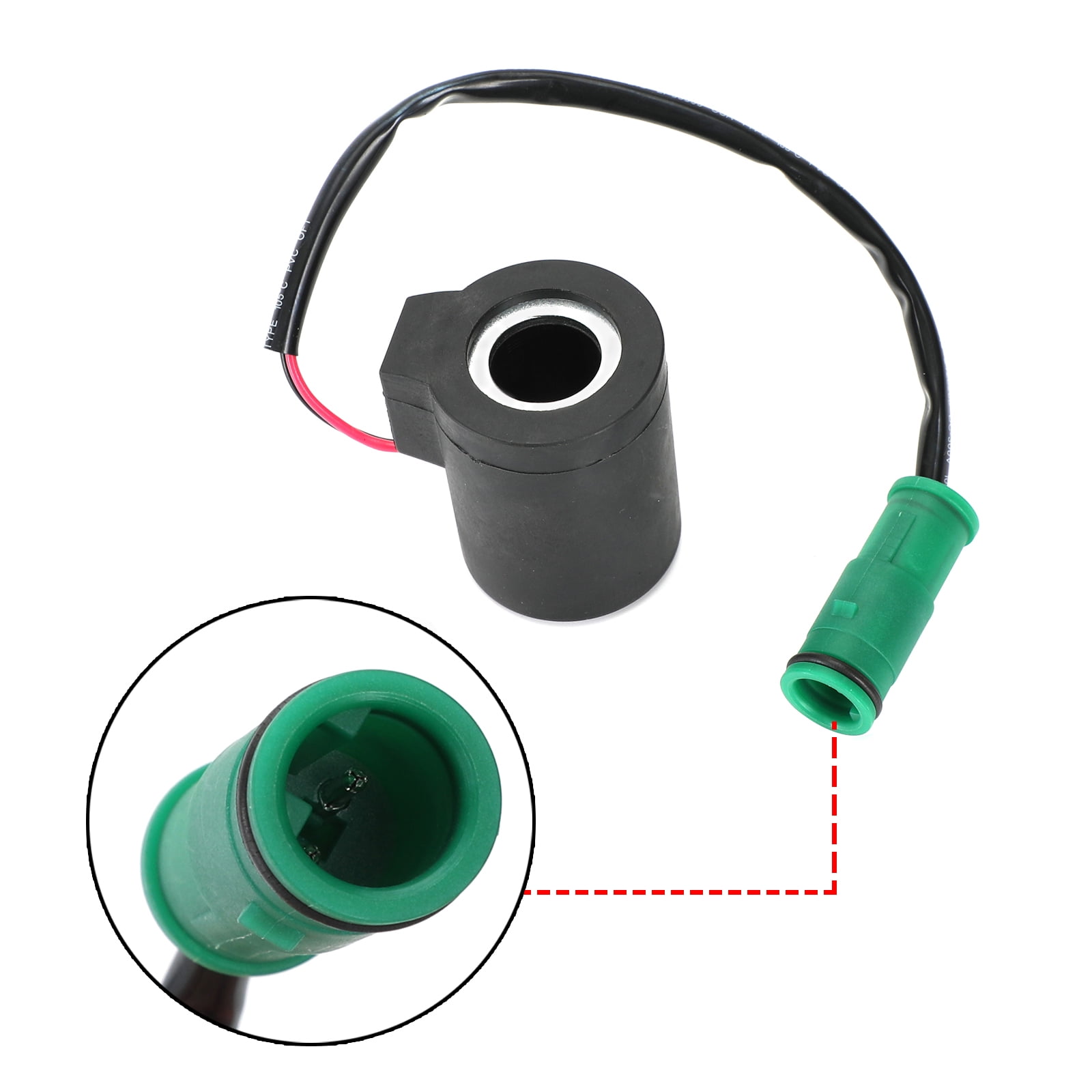 24V 14527267 Solenoid Valve Coil For Volvo Excavator Ec140 Ec160 Ec210 ...