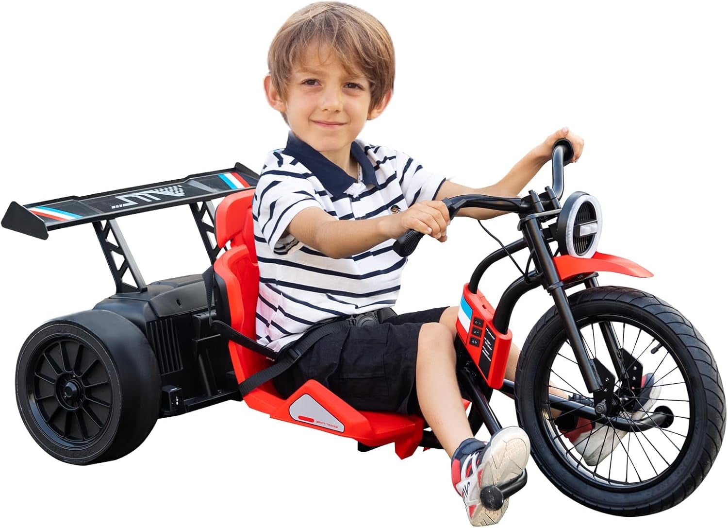 24V 14AH Kids Go Kart for Ages 8-12 – 300W Dual Motors, 9MPH Speed, 3 ...
