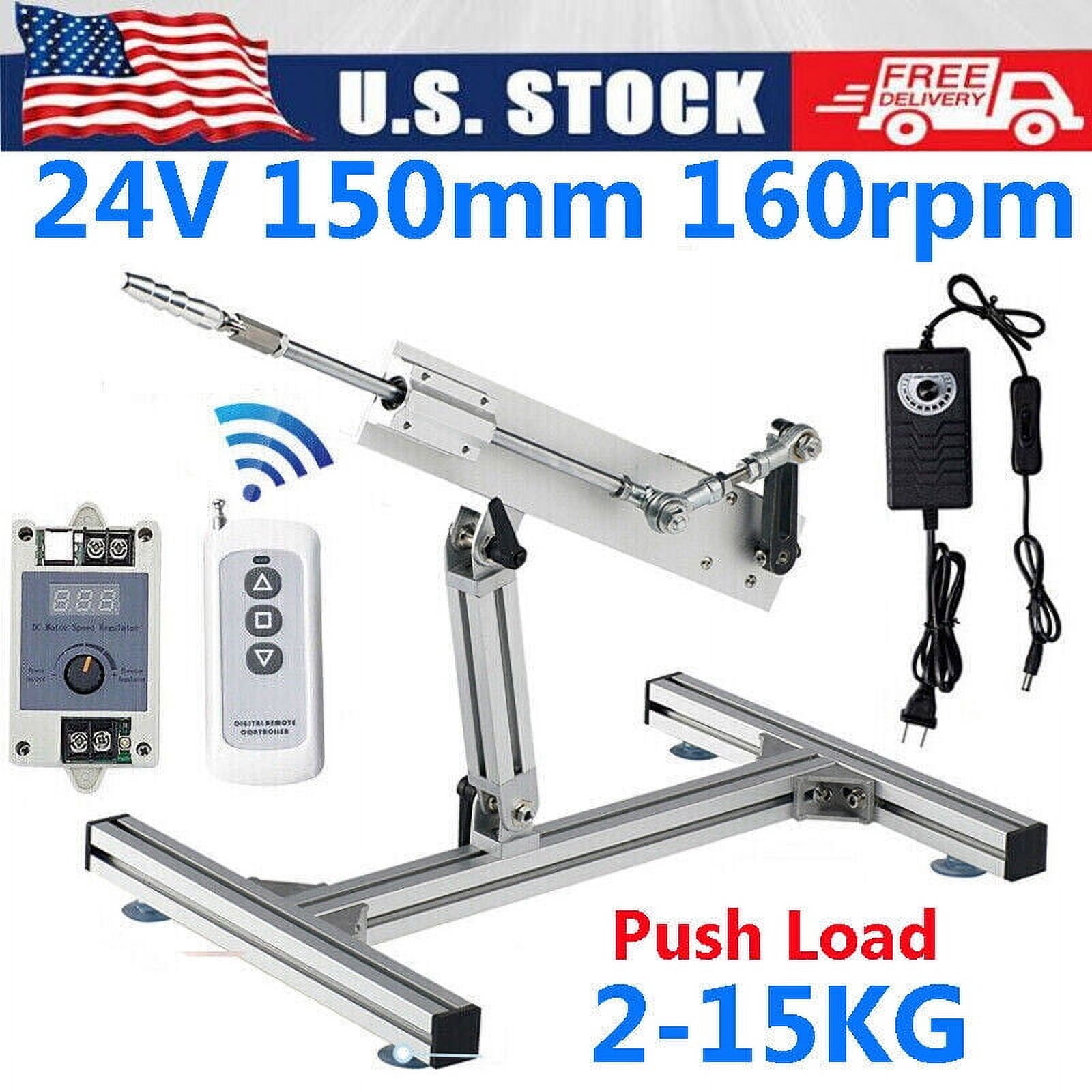 24V 150mm Adjustable Stroke 160rpm Reciprocating Reduction Motor Linear ...