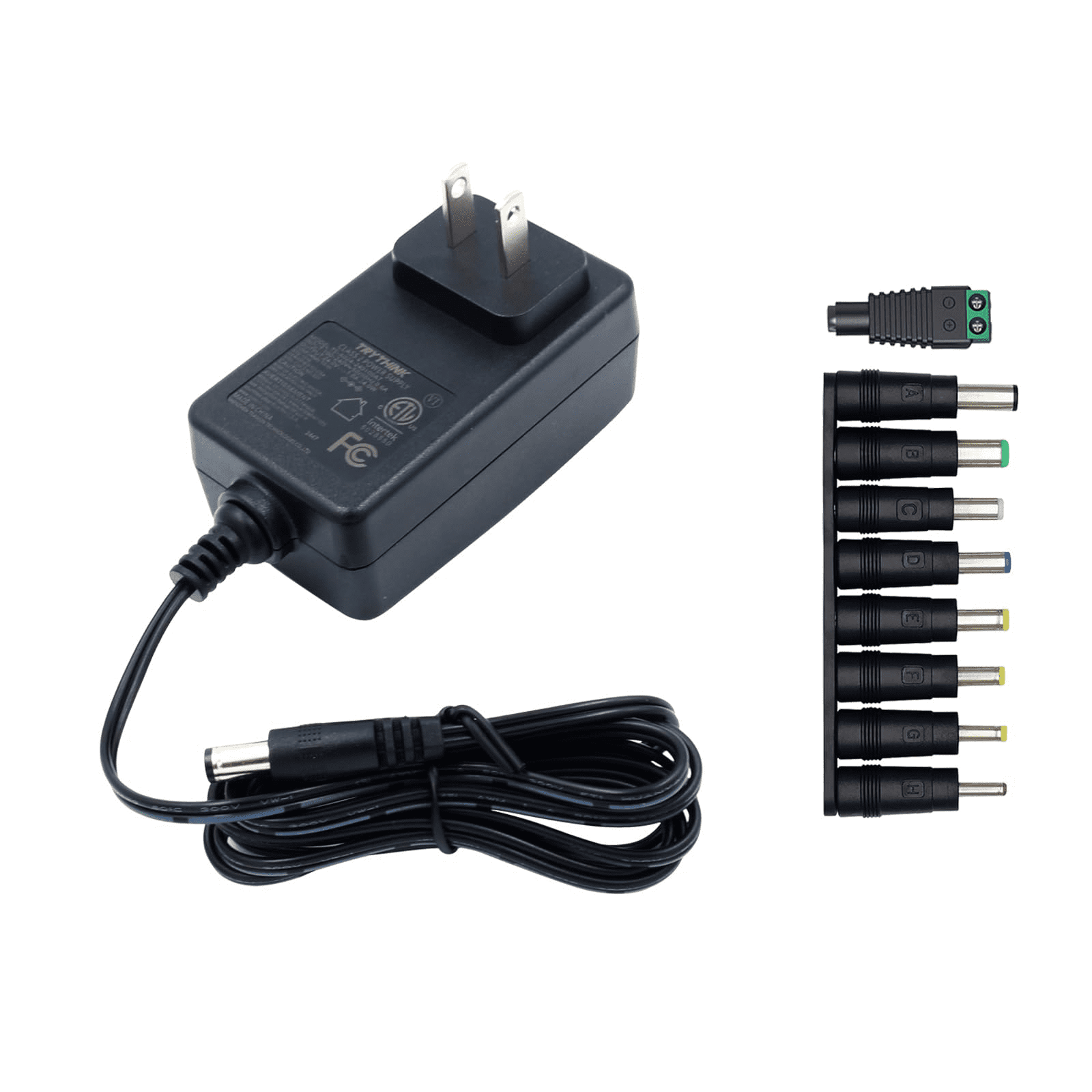 24V 1A Universal AC DC Power Adapter US Plug 6FT Cord with ...