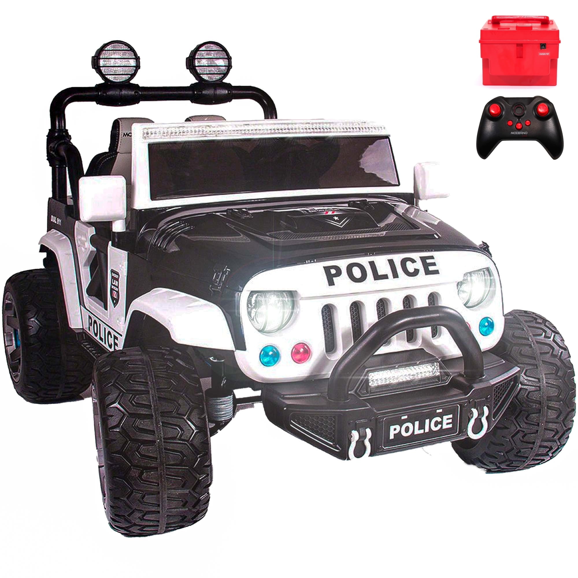 24V 2-Seater Kids Electric Car with 775 Motor, 3 Speeds, Remote, LED ...