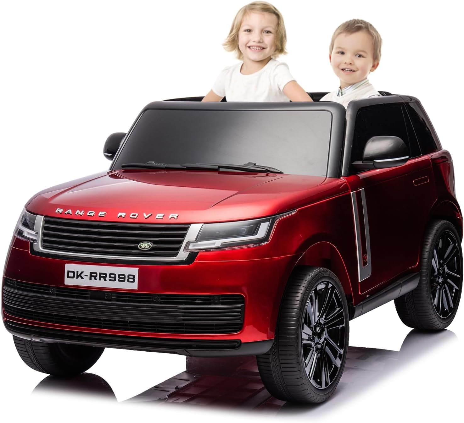 24V 2-Seater Licensed Land Rover Ride-On Car for Kids with Remote ...