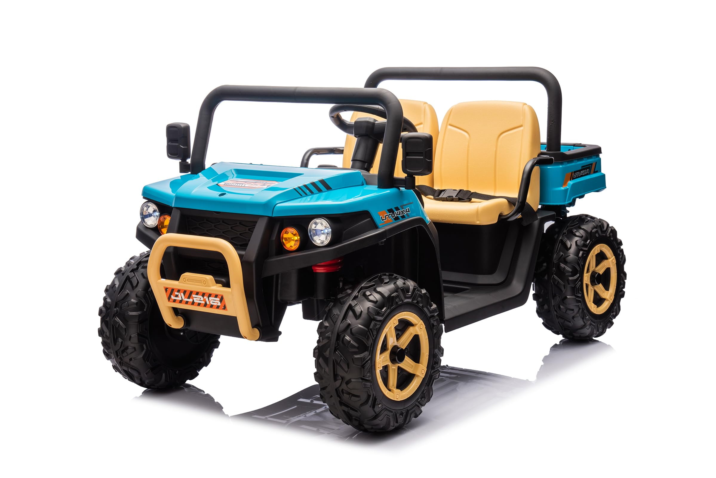 24V 2 Seater Ride On Dump Truck, Battery Powered UTV for Kids, Ride On ...